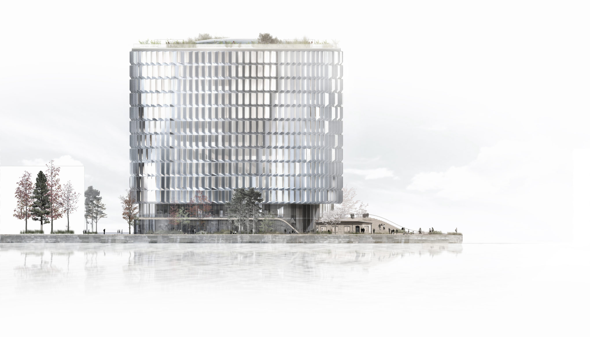 Vilhelm Lauritzen Architects wins new office building on Redmolen