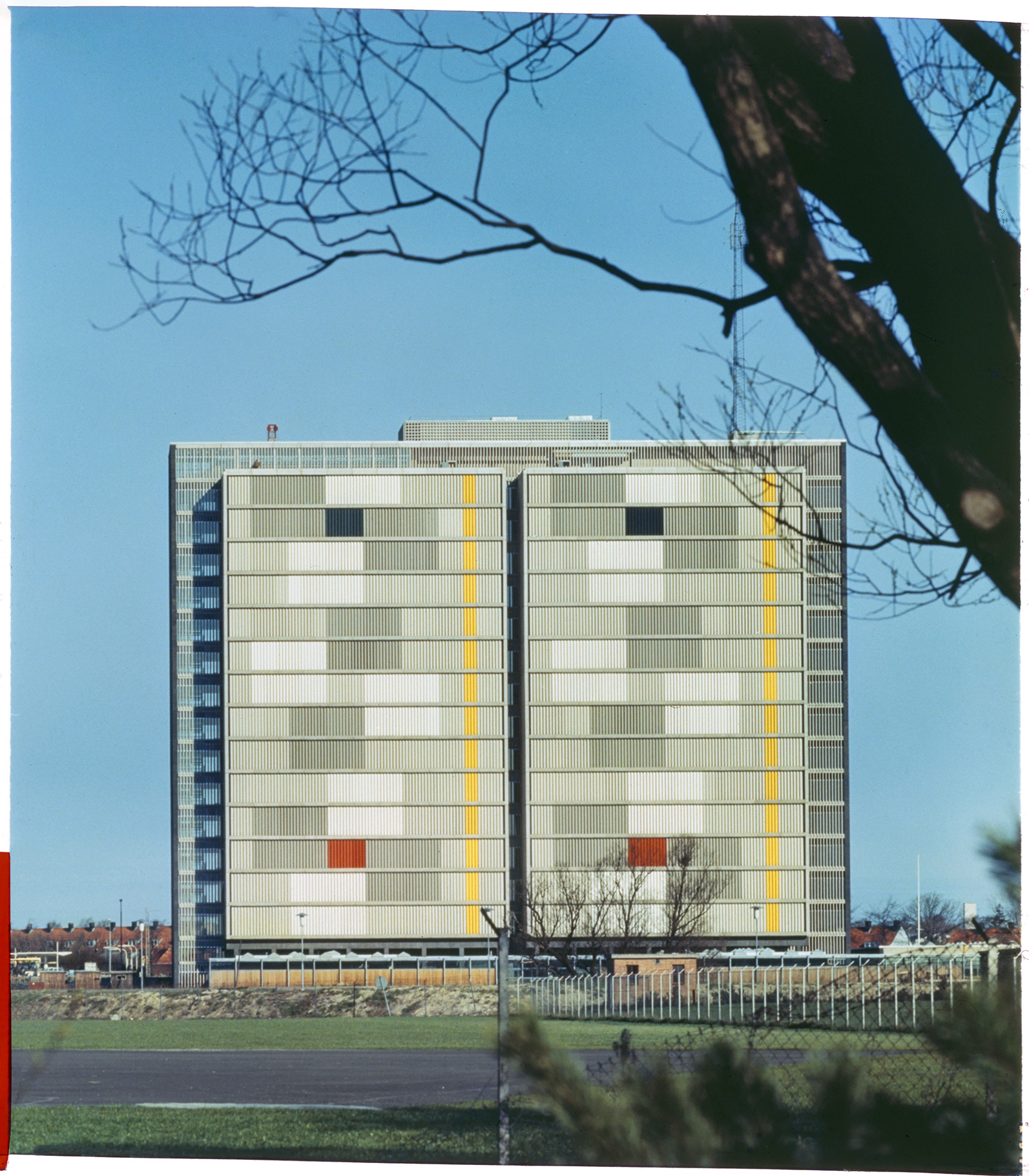 New life to Danish television landmark: Facade renovation of iconic ...
